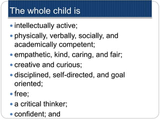 Applications of the whole child concept | PPT