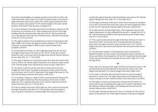 Applications of Trigonometry PYQ'S class 10.pdf