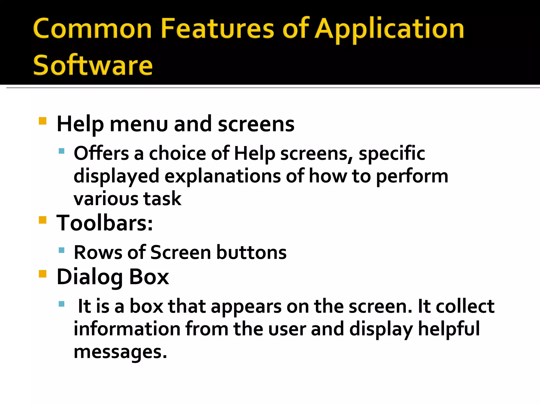 Application software | PPT