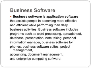 Application software | PPTX