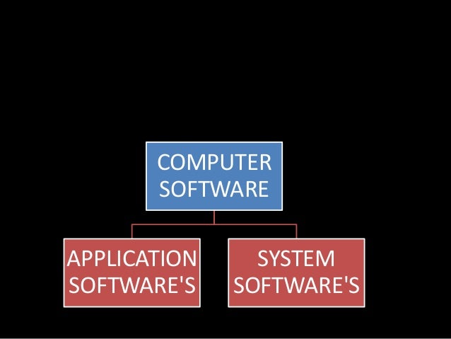 Application softwares