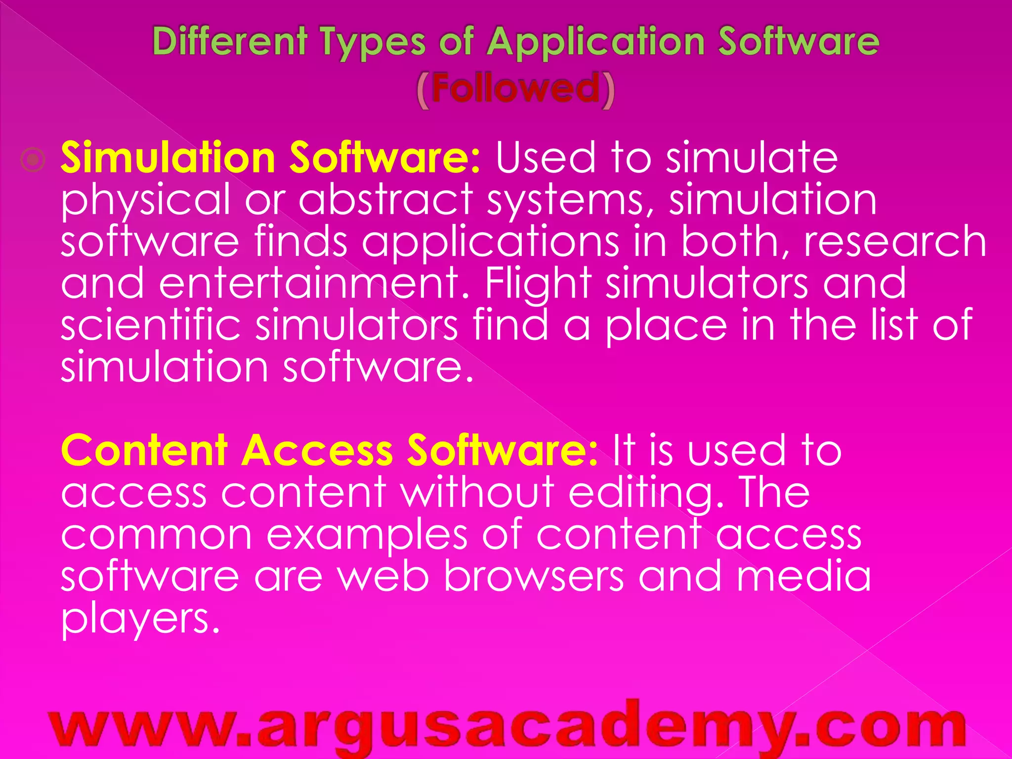 Application software | PPT