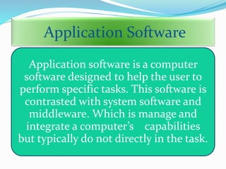 Application software | PPT | Free Download