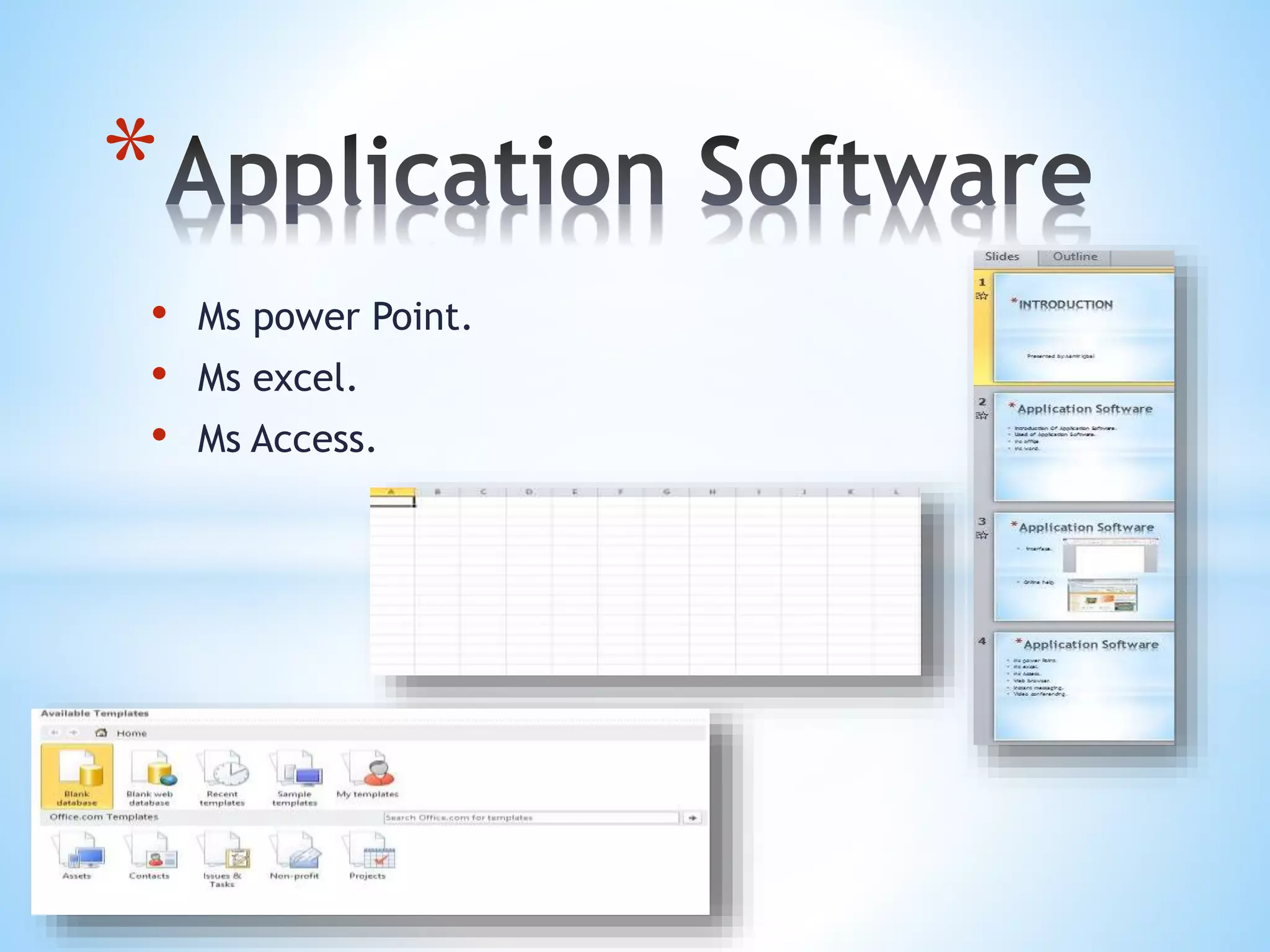 Application software | PPT
