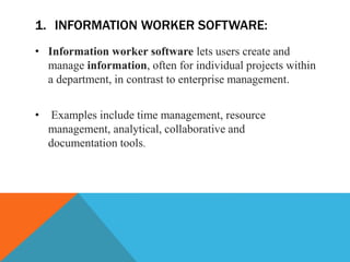 Application software | PPTX | Computer Software and Applications ...