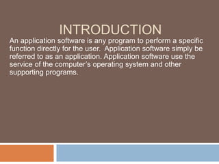 Application software | PPTX