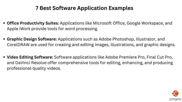 Application Software Types, Functions and An Overview | PPTX