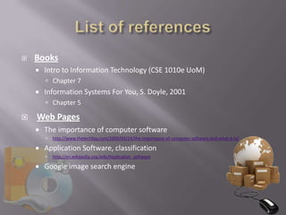 Application Software | PPTX
