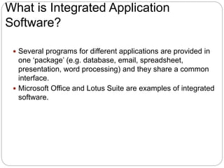 Application software and business processes | PPTX