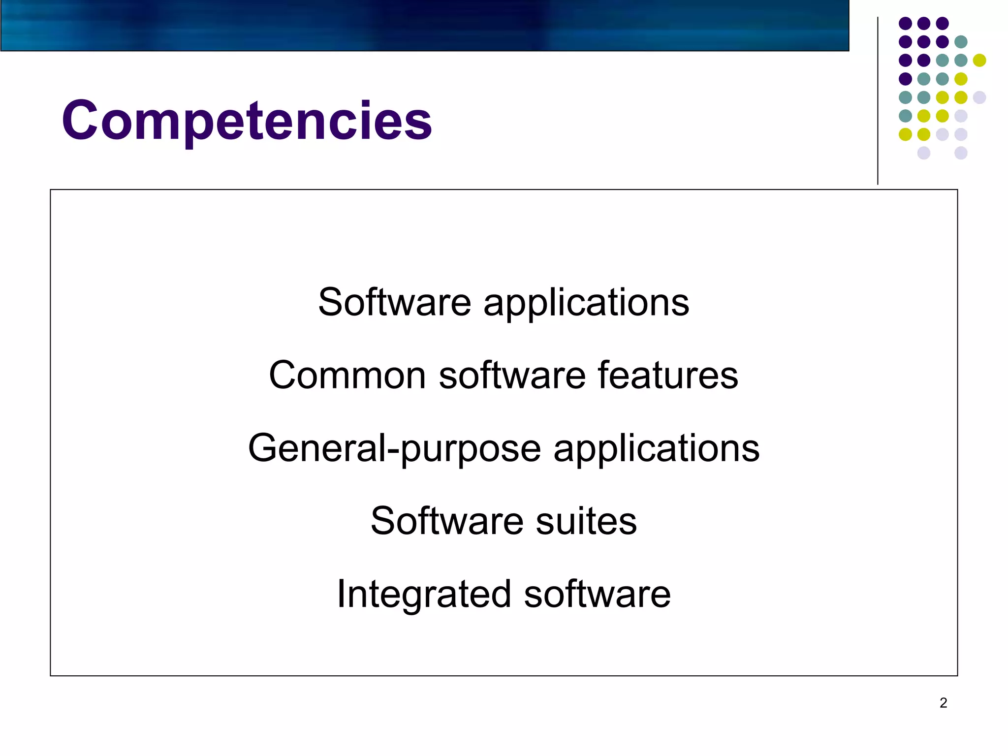 Application Software – Horizontal & Vertical Software | PPT