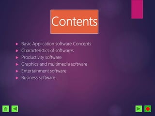 Application softwares | PPT