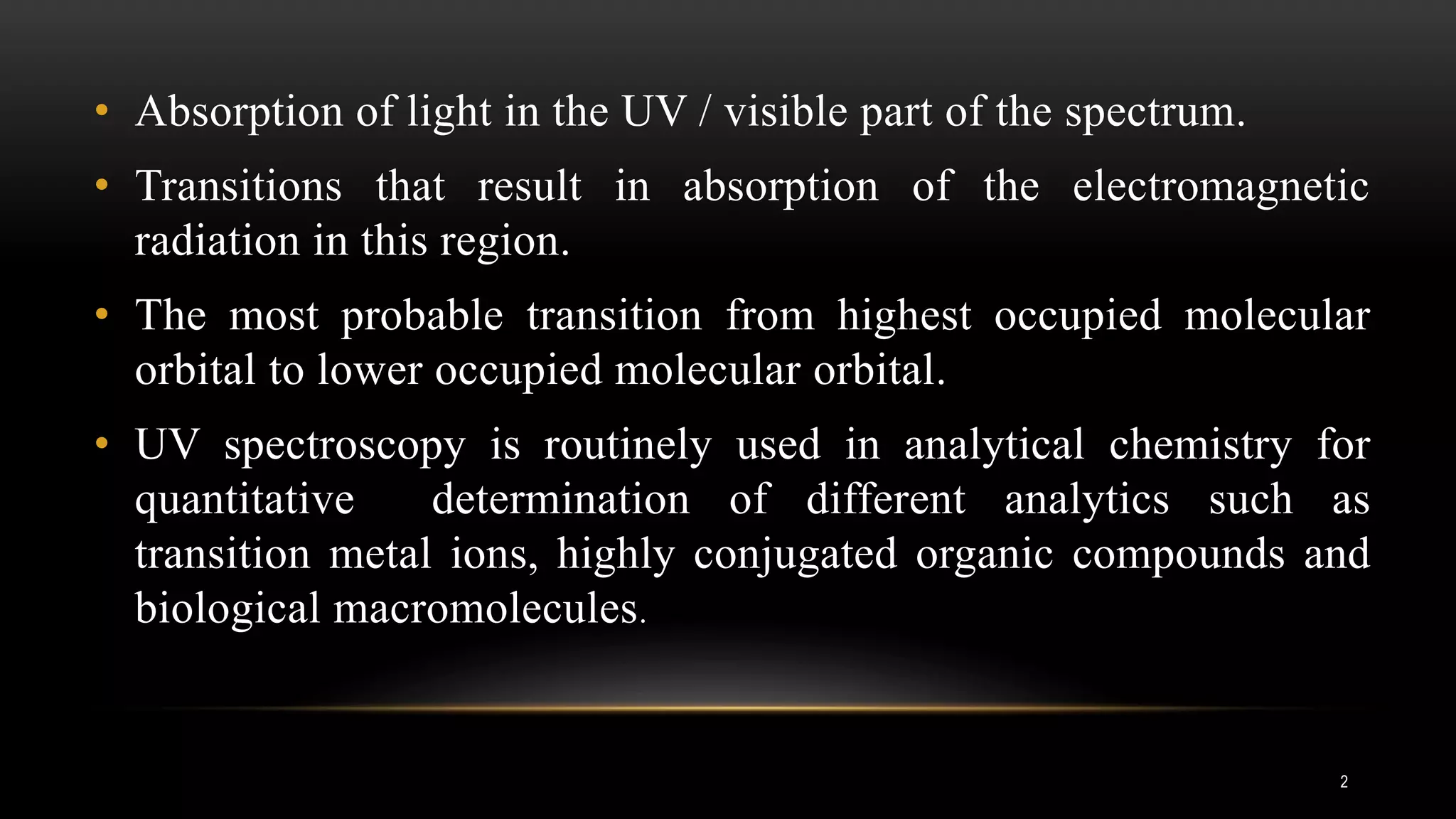 Applications of uv spectroscopy, by Dr. Umesh Kumar Sharma and Anu Mathew | PPTX