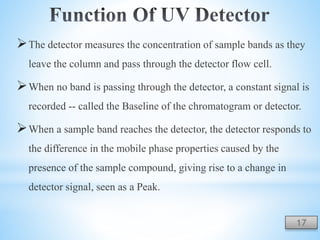 Applications of uv with hplc | PPTX