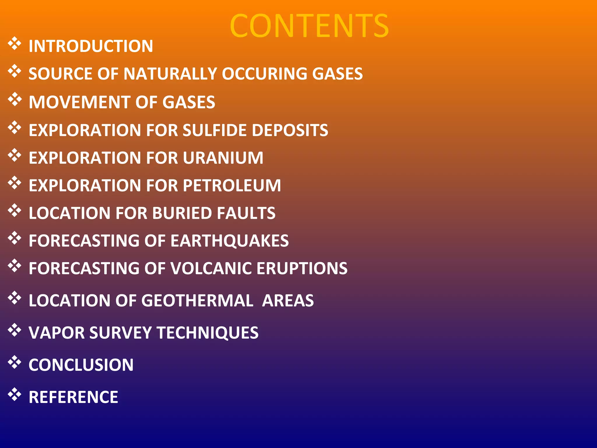 Applications of vapor geochemistry | PPT
