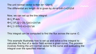 Application Of vector Integration and all | PPTX