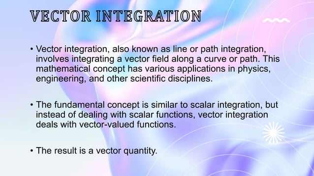 Application Of vector Integration and all | PPTX | Physics | Science