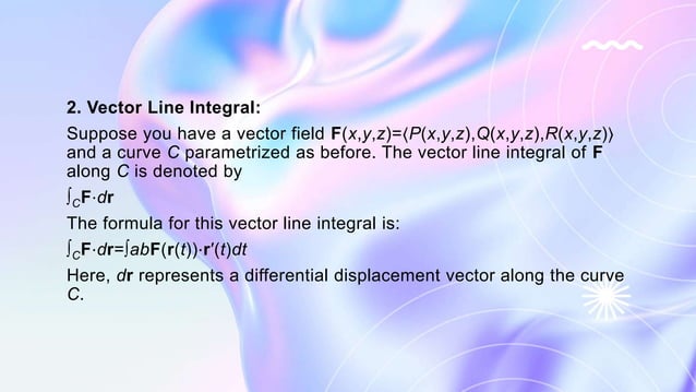 Application Of vector Integration and all | PPTX | Physics | Science