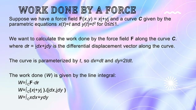 Application Of vector Integration and all | PPTX | Physics | Science