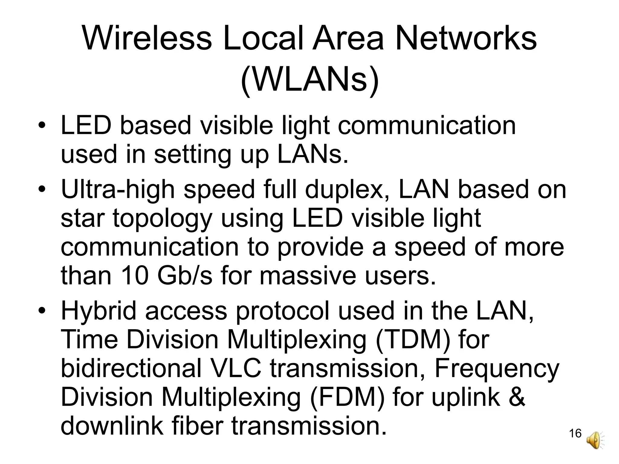 Applications Of Visible Light Communication Ppt