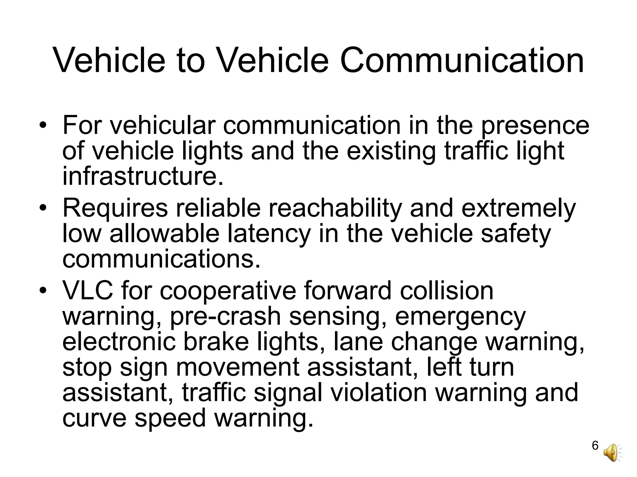 Applications Of Visible Light Communication Ppt