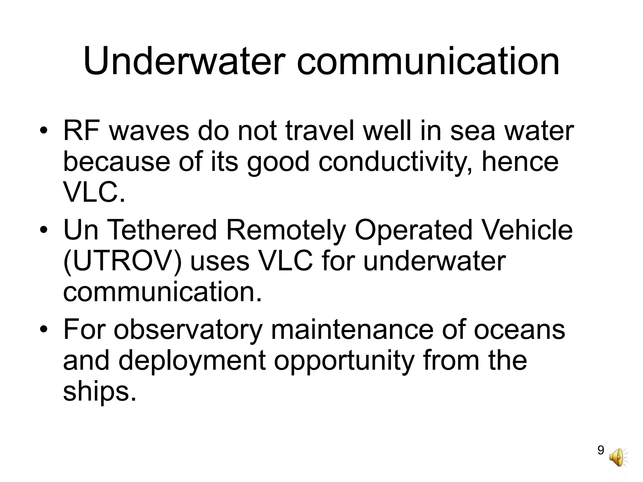Applications of visible light communication | PPT