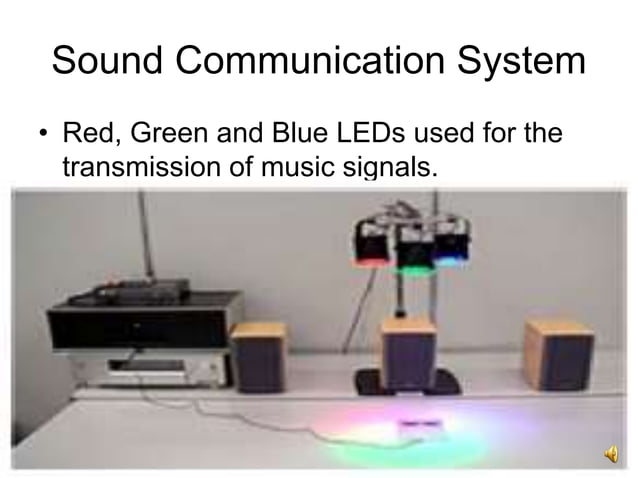 Applications Of Visible Light Communication Ppt