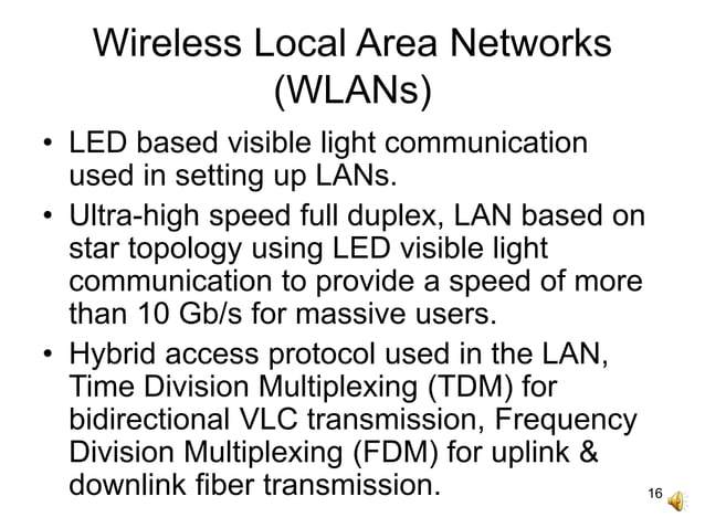 Applications of visible light communication | PPT