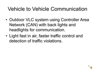 Applications of visible light communication | PPT