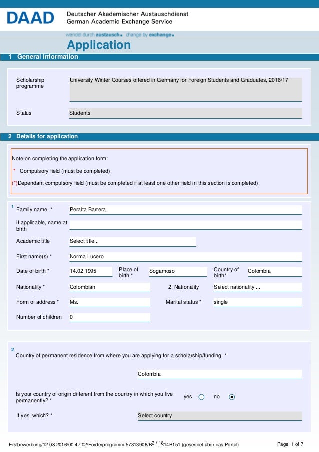 application-summary