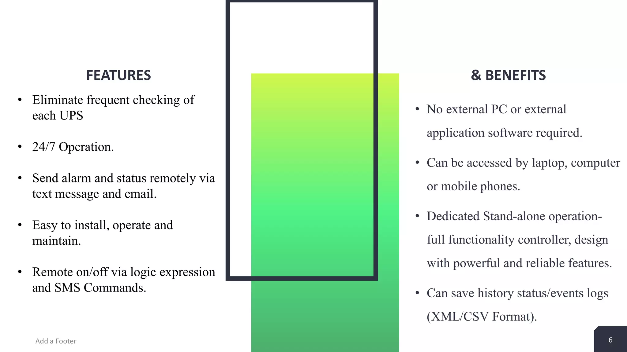Applications Ups Monitoring System Ppt