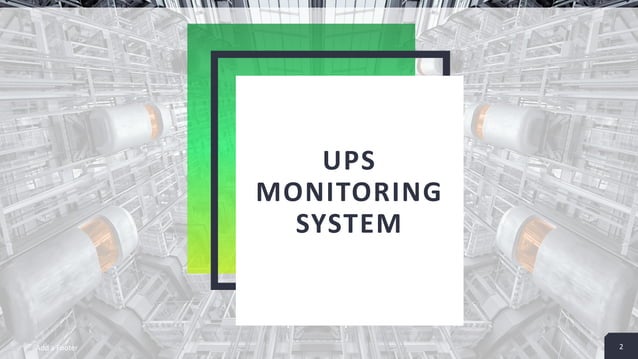 Applications Ups Monitoring System Ppt