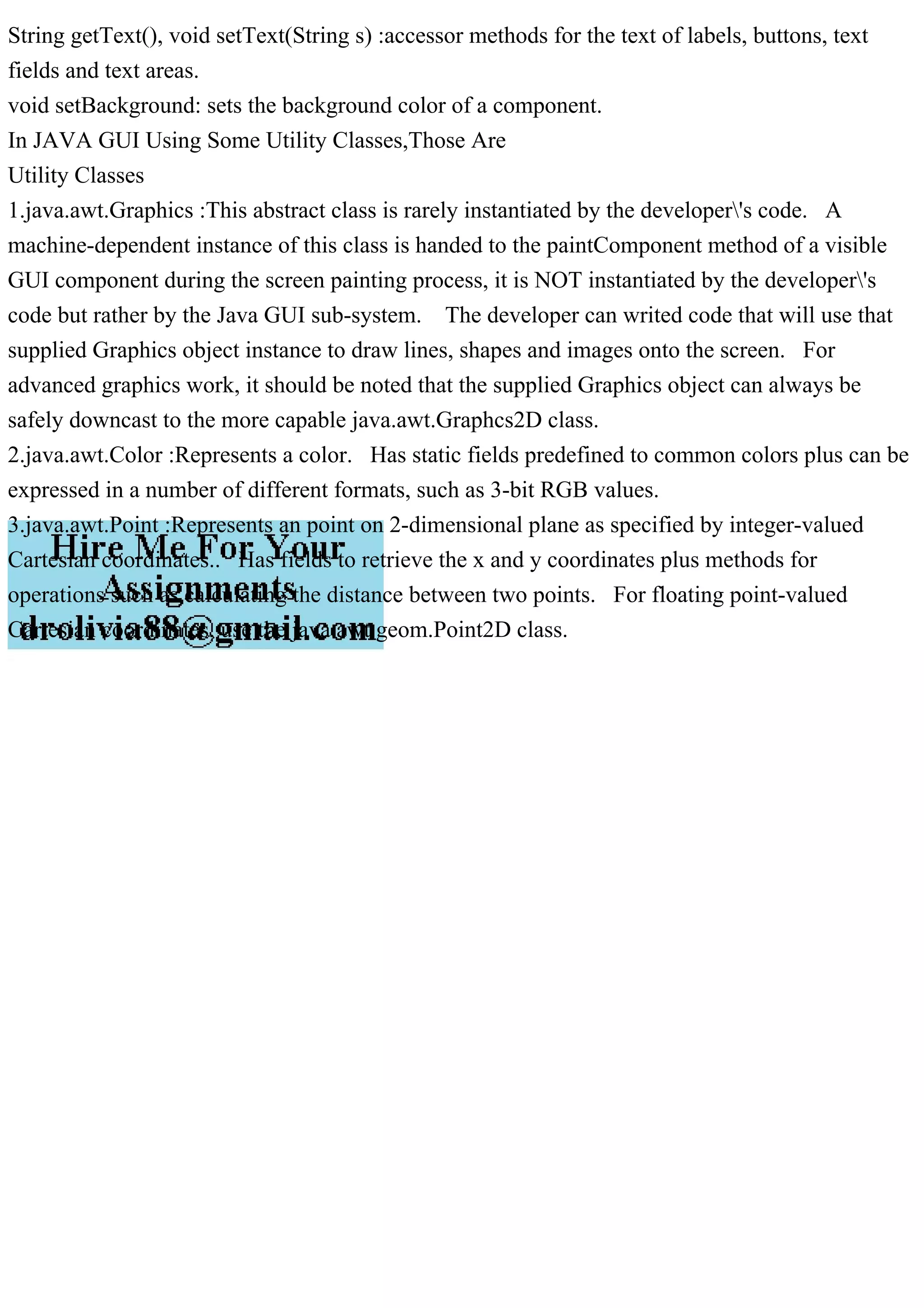 Applications use in Java GUIThe Java GUI consists of a separate, .pdf