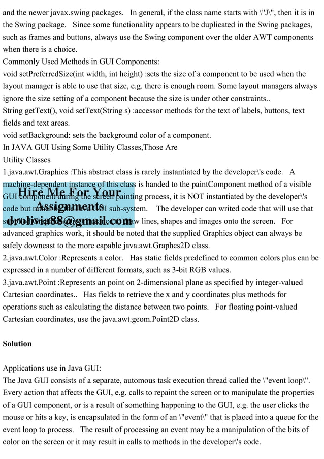 Applications use in Java GUIThe Java GUI consists of a separate, .pdf