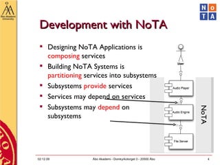Application Testing in NoTa Design Flow | PPT