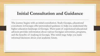 Applications to arrival study in georgia | PPT