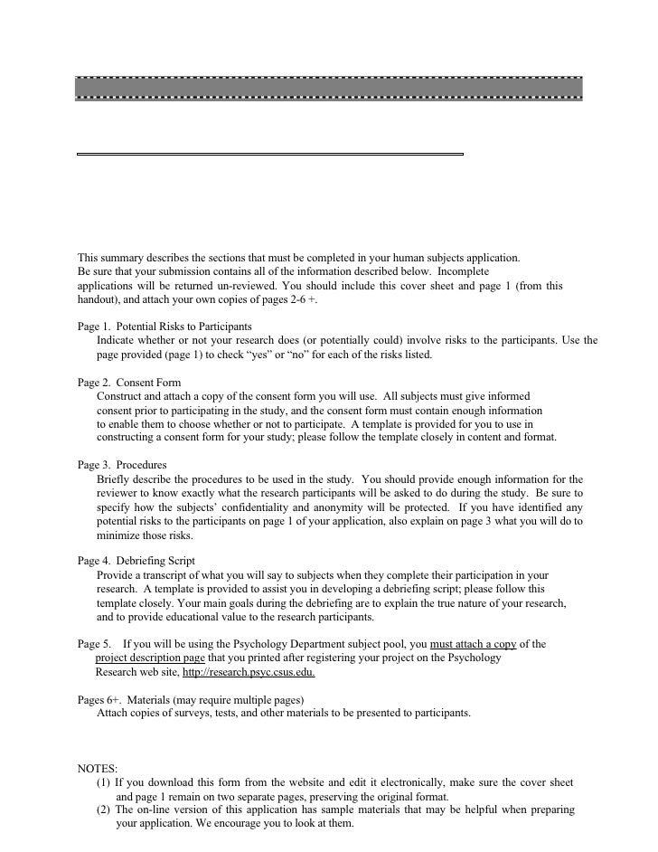 Research debriefing form - plzsource