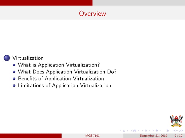 Application Virtualization presentation | PDF