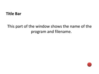 Application window | PPTX