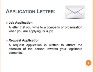 Request Application writing | PPTX