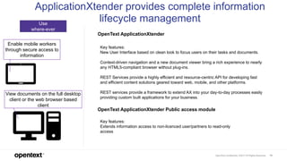 OpenText ApplicationXtender -the basics | PPT