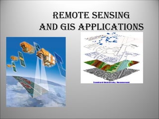 Application of GIS and Remote sensing in Civil Engineering | PPT