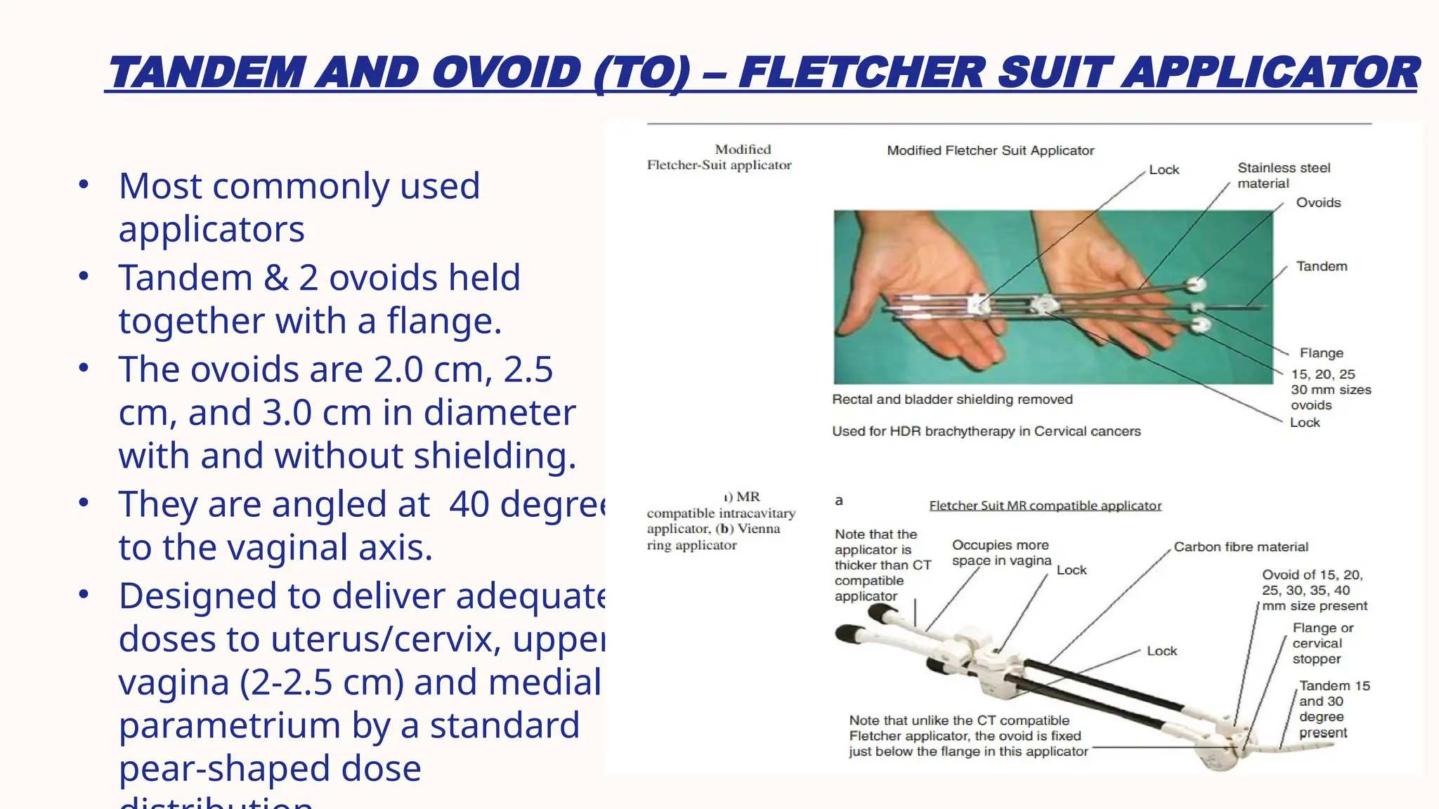 Applicators for Brachytherapy in Ca cervix.pptx