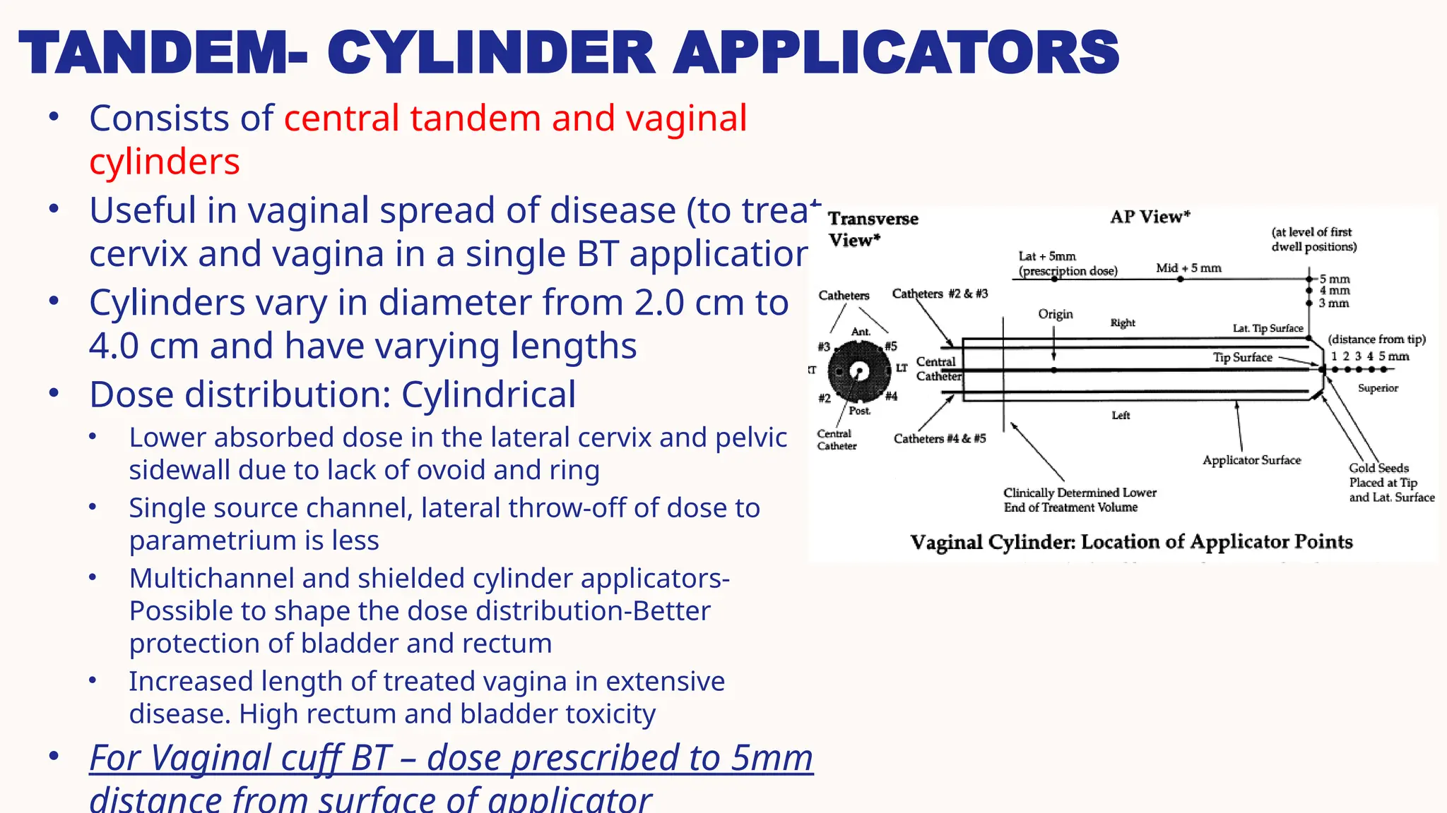 Applicators for Brachytherapy in Ca cervix.pptx
