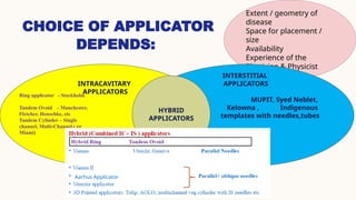 Applicators for Brachytherapy in Ca cervix.pptx | Reproductive Health ...