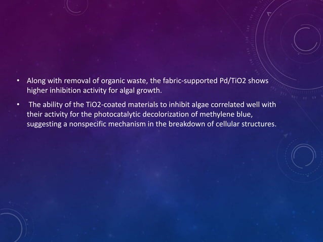 Applicatuion and syntheis of tio2 project | PPTX | Chemistry | Science
