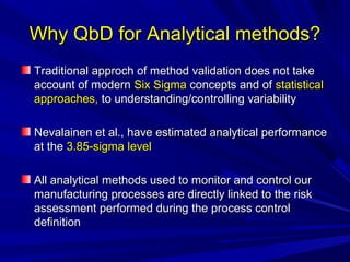Analytical quality by design | PPT