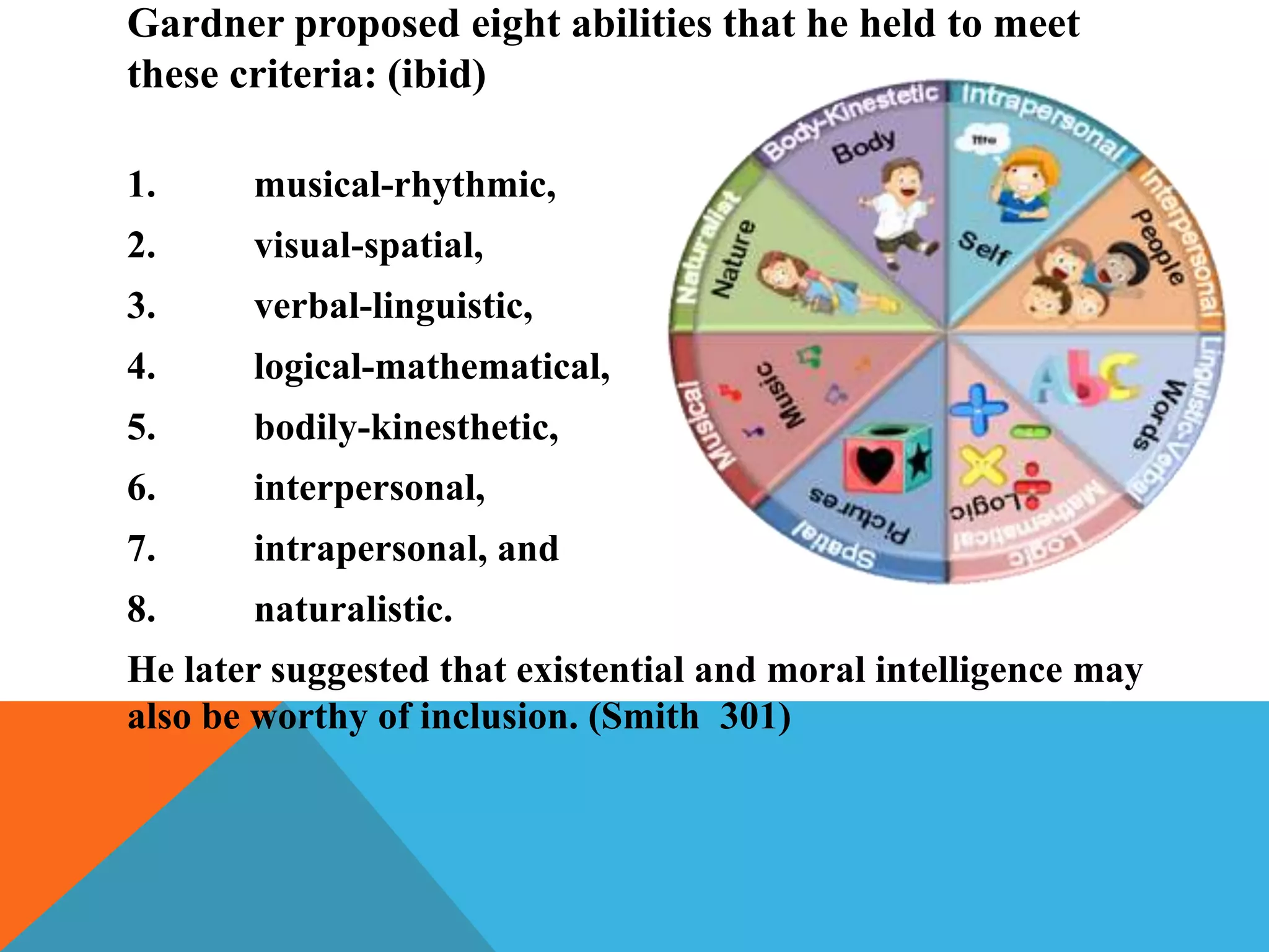 multiple intelligence theory | PPTX