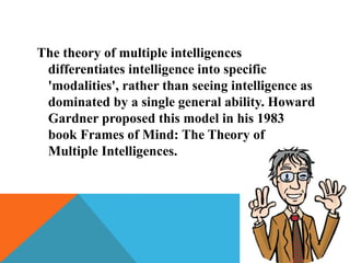 multiple intelligence theory | PPTX