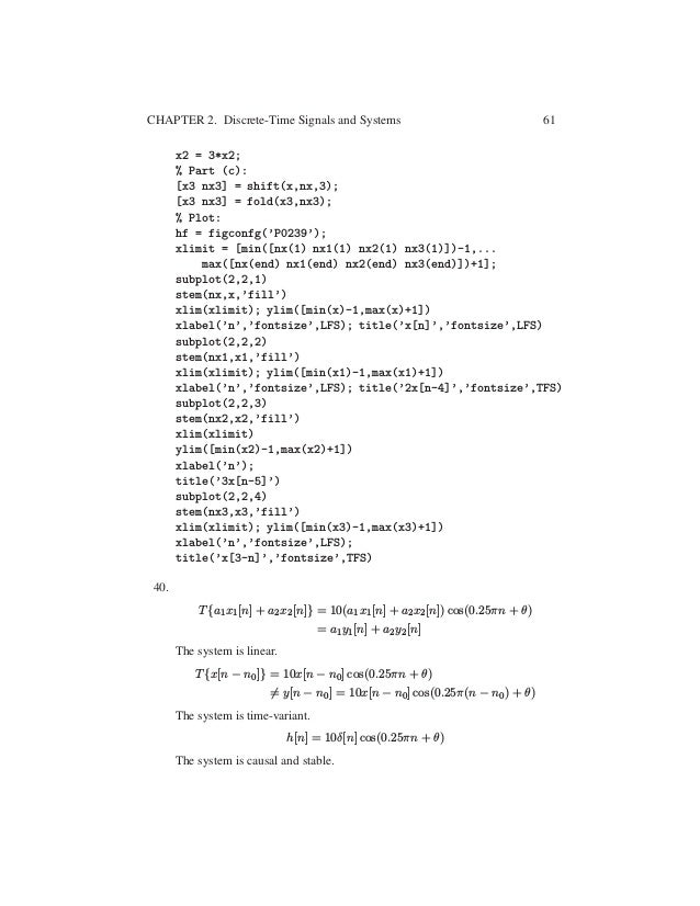 Applied Digital Signal Processing 1st Edition Manolakis Solutions Man…
