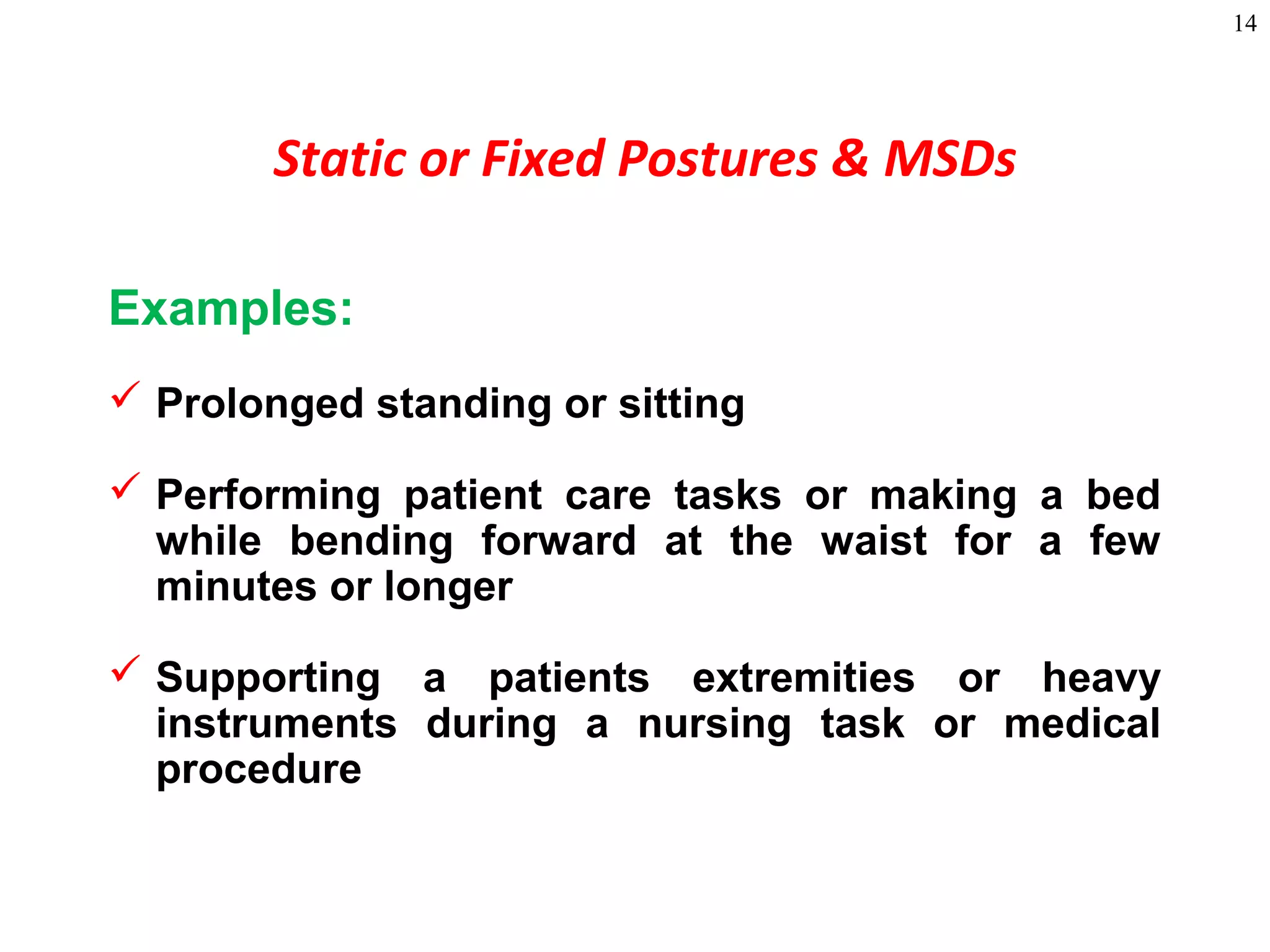 Applied ergonomics-for-nurses-and-health-care-workers-slides | PPT